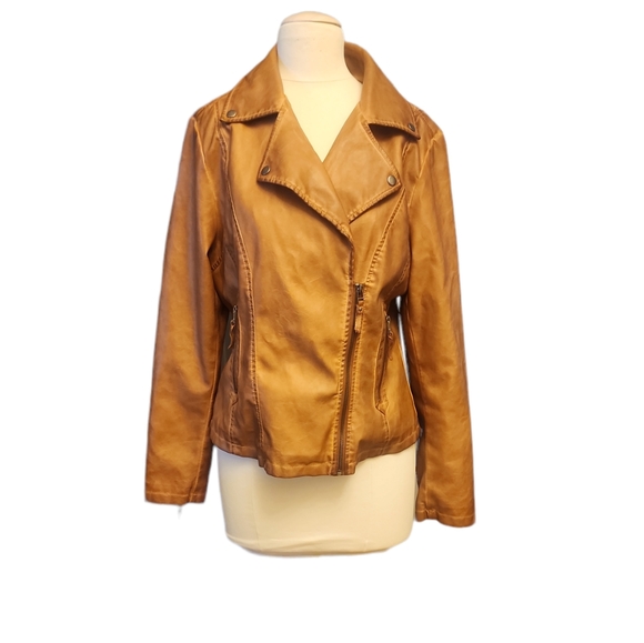 Max Studio | Jackets & Coats | Max Studio Vegan Leather Jacket | Poshmark